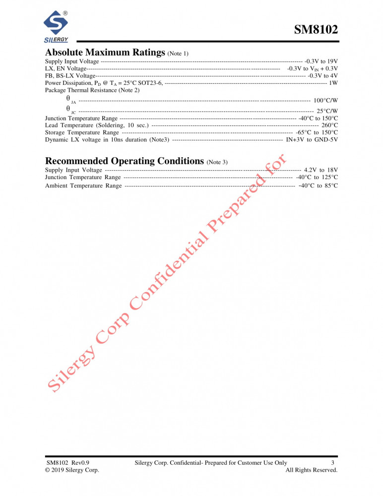 SM8102ABC datasheet page 3