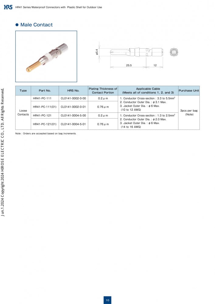 HR41 documentation page 10