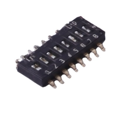 Diptronics DHN-08F-T-V-T/R DIP Switch