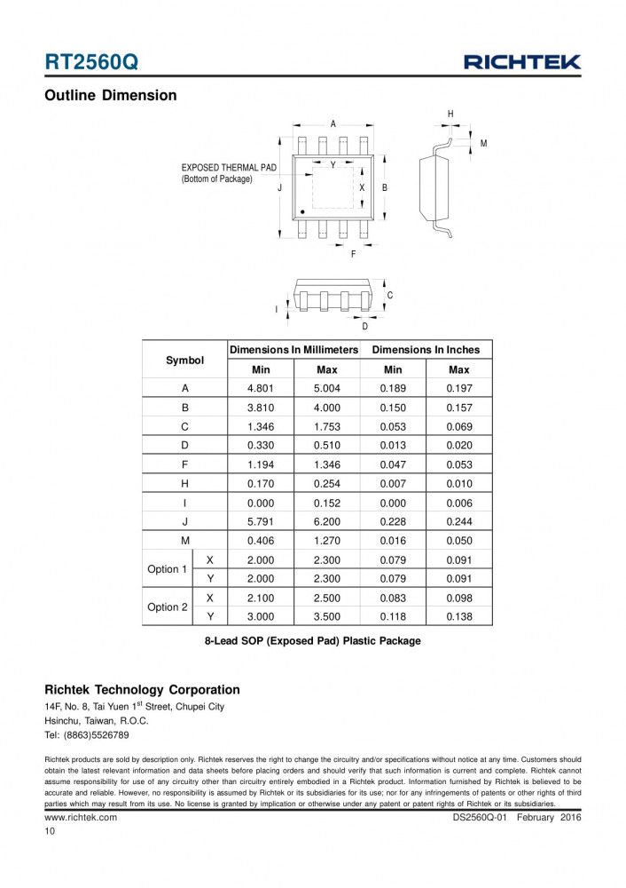 RT2560Q datasheet page 10