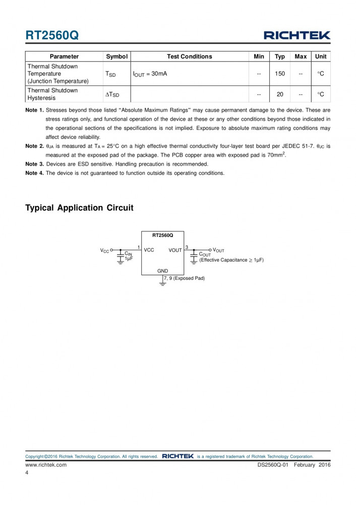 RT2560Q datasheet page 4