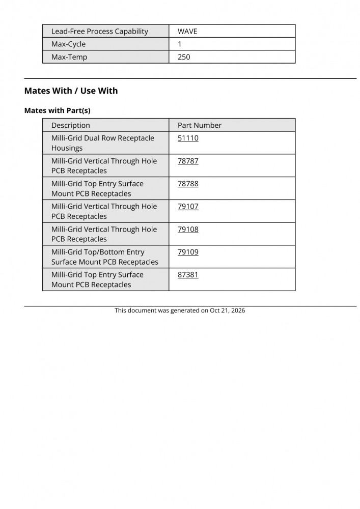 MOLEX 877581416 document preview, page 4