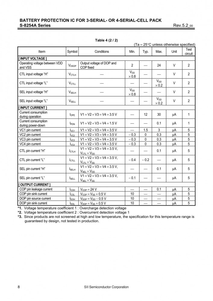 S-8254A technical document page 8