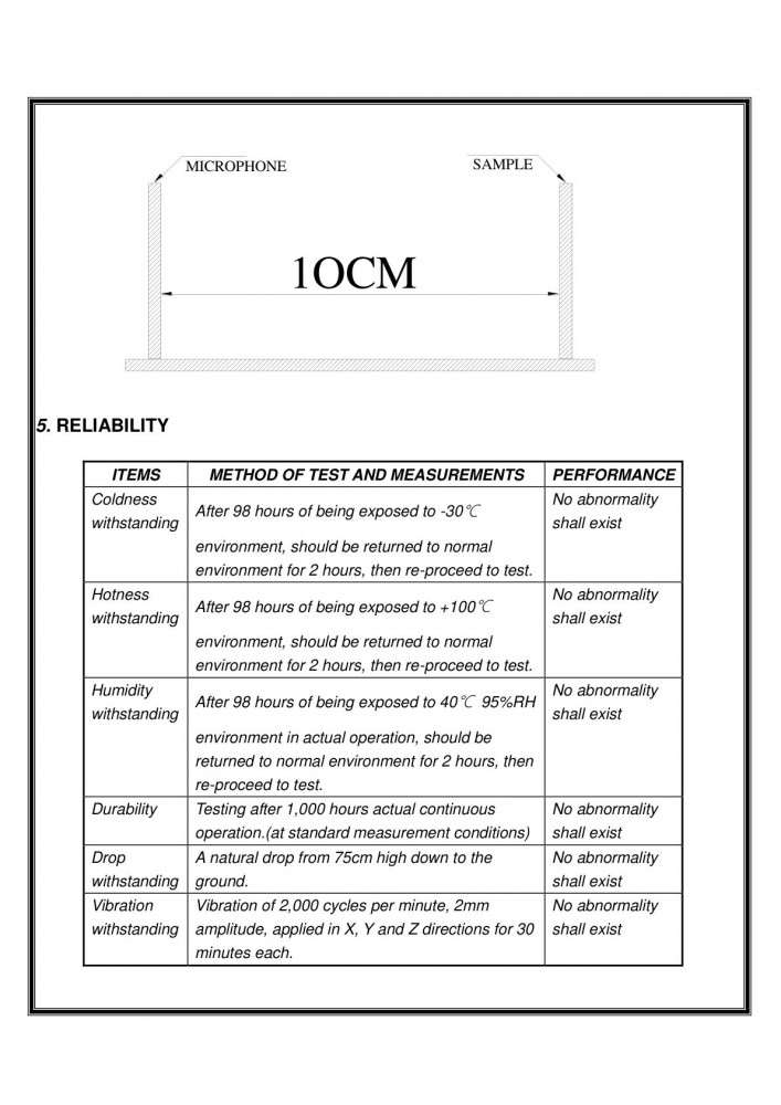 HYG-1203A specification page 5
