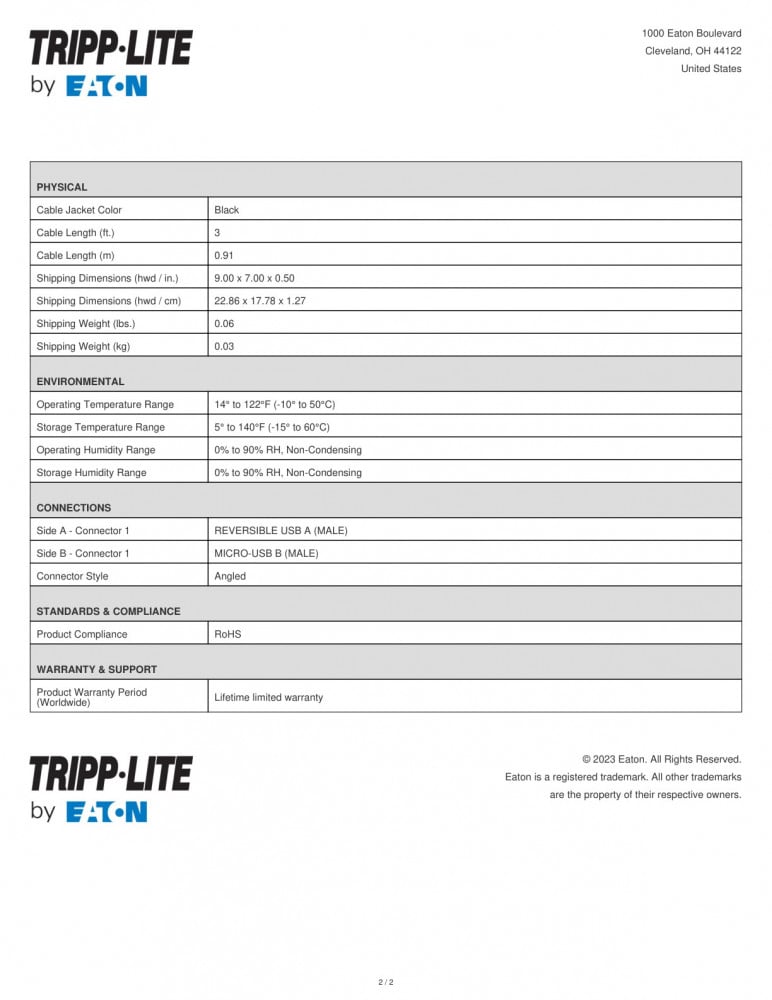 UR05C-003-RARB technical document page 2