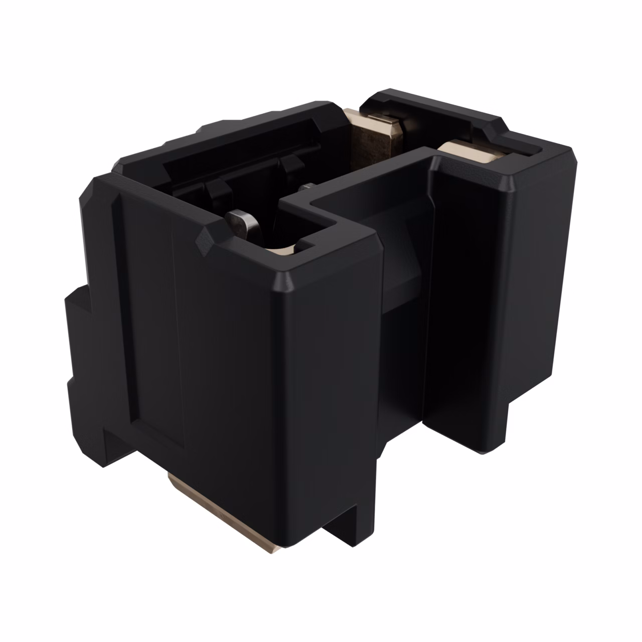1.50mm Pitch, Micro-Lock Plus PCB Header, Single Row, Right Angle, Surface Mount, Tin-Bismuth Plating, Positive Lock, 2 Circuits, Black for sale