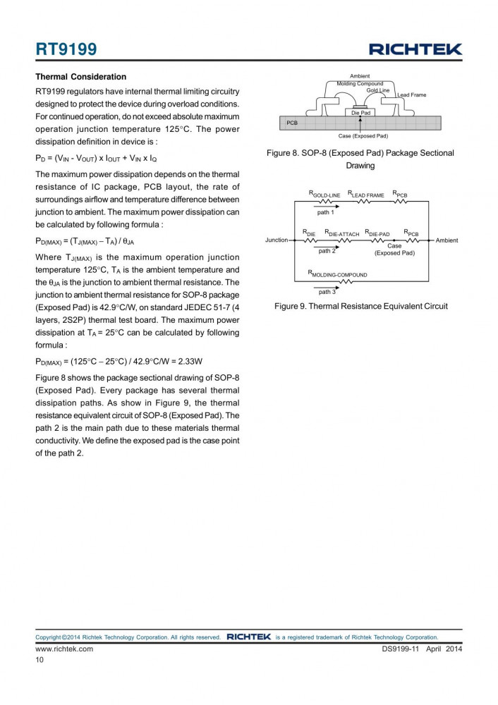 RT9199 datasheet page 10