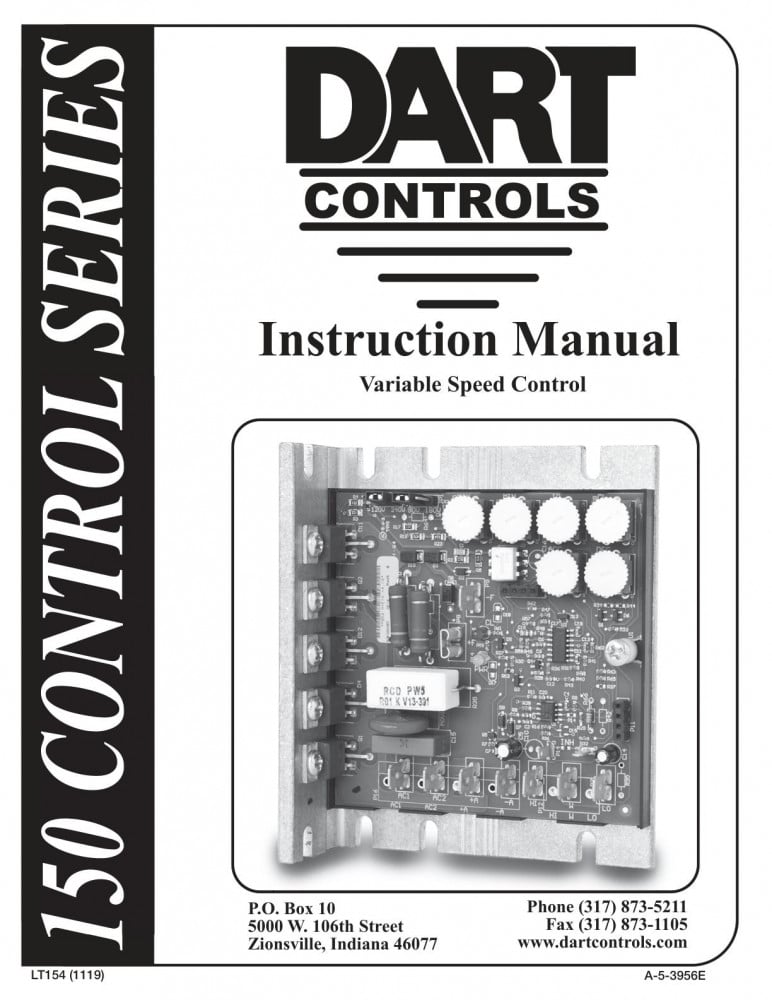 DART 153D-200C manual page 1