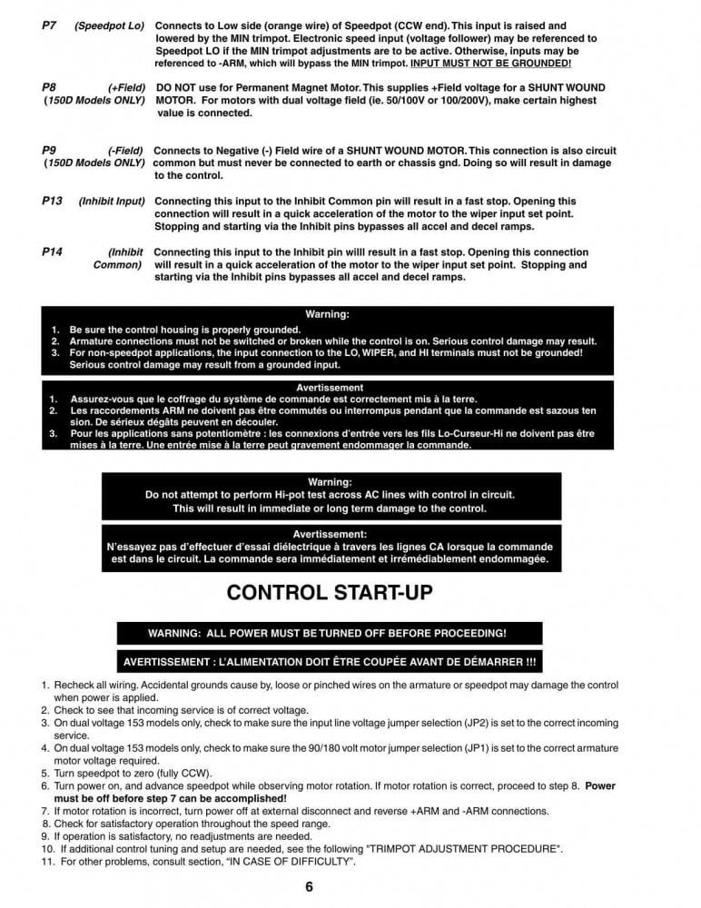 DART 153D-200C manual page 7