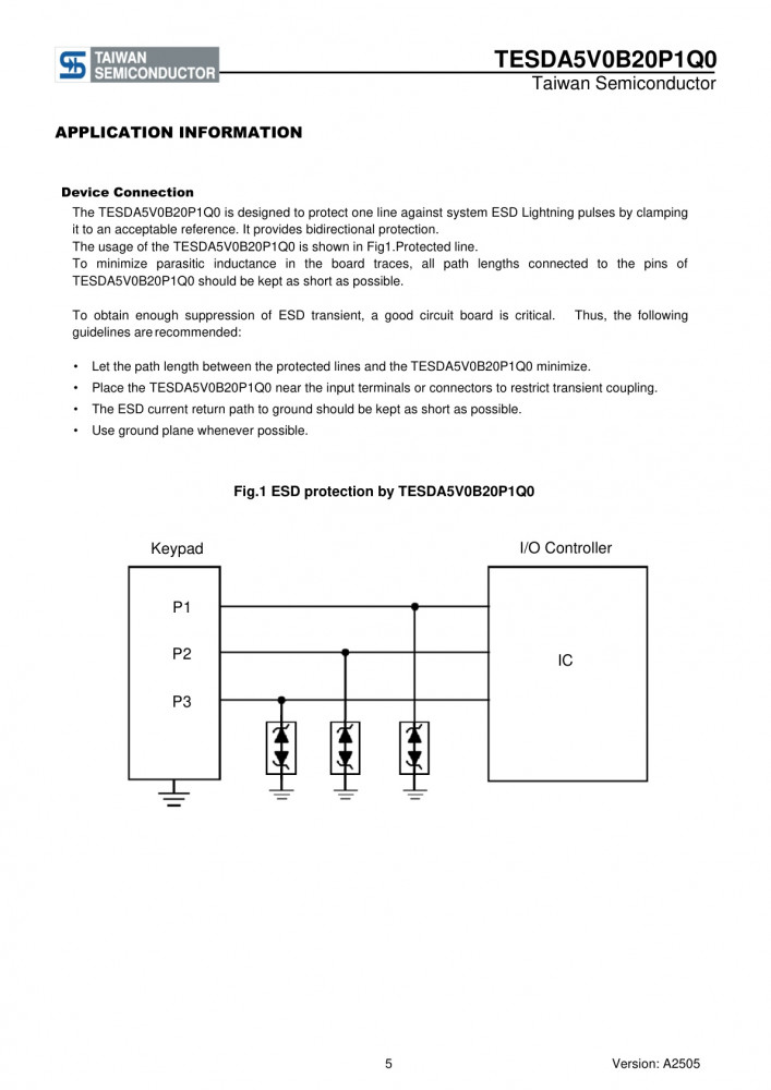 TESDA5V0B20P1Q0 datasheet page 5
