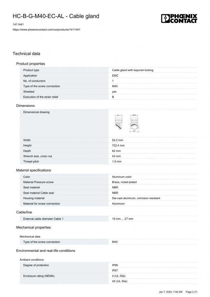 Phoenix Contact 1411441 product document page 2