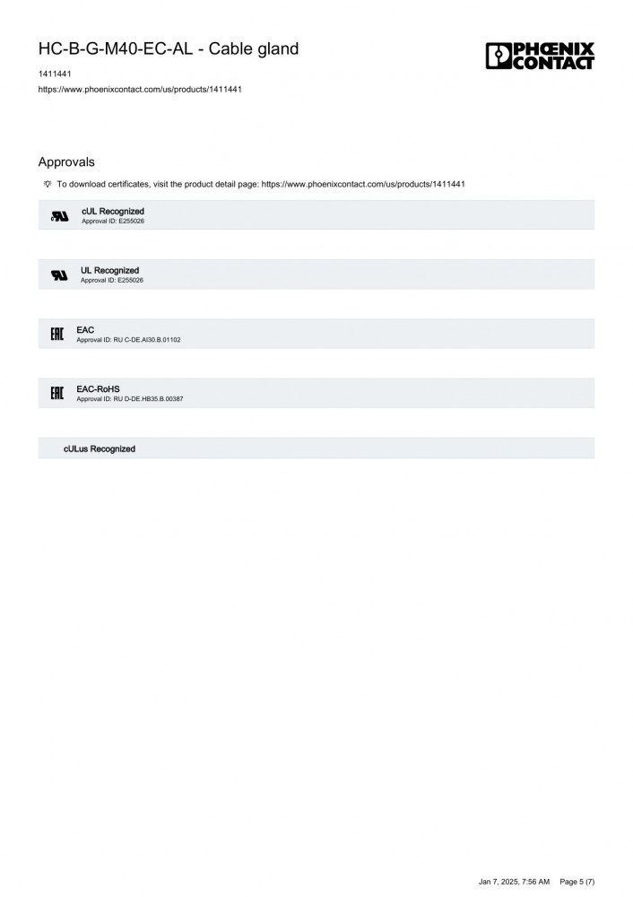 Phoenix Contact 1411441 product document page 5