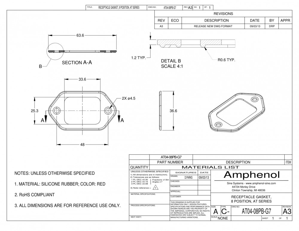 Amphenol AT04-08PB-G7 product drawing preview