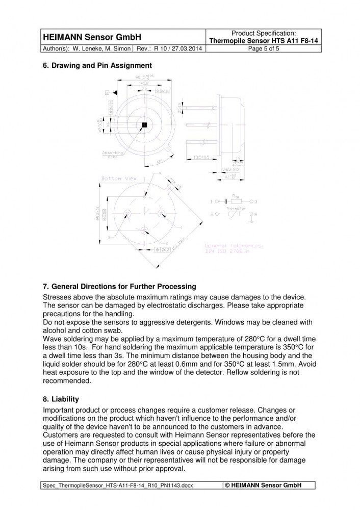 HTS A11 F8-14 datasheet page 5