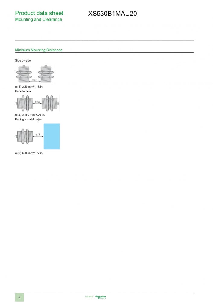 XS530B1MAU20 technical document page 4