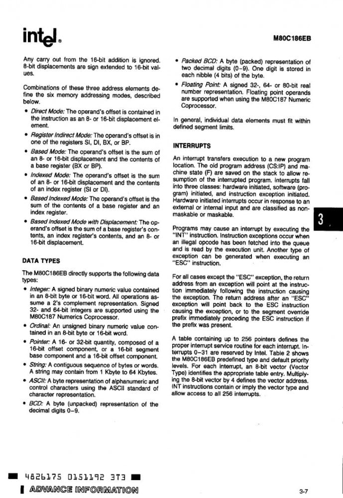 AMD M80C186EB datasheet page 7