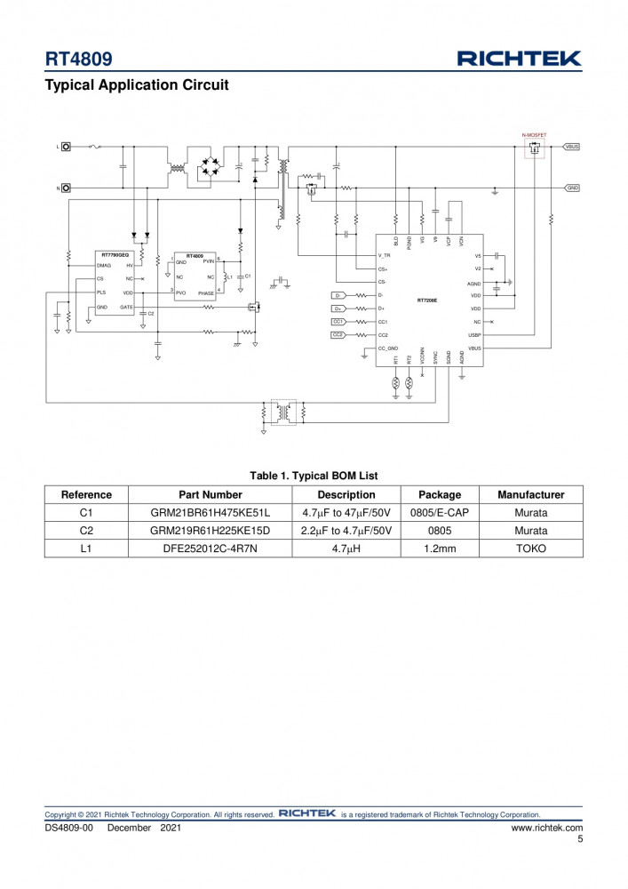RT4809 datasheet page 5