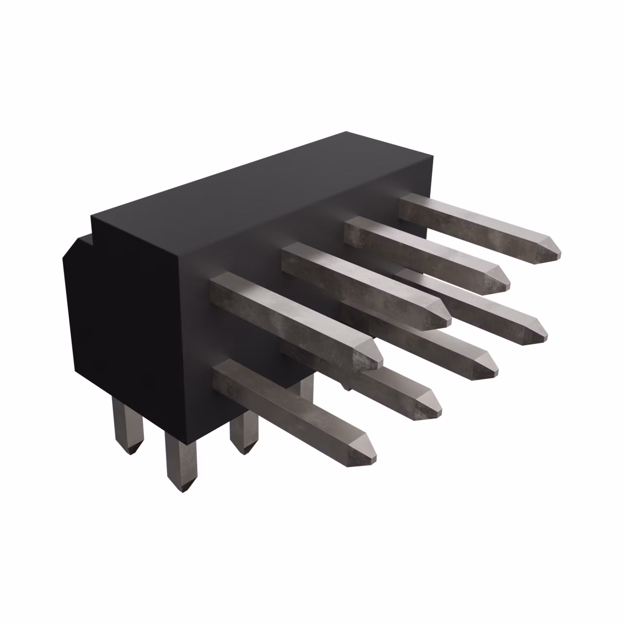 2.00mm Pitch Milli-Grid Header, Right-Angle, Through Hole, 6 Circuits, 0.38µm Gold (Au) Plating, Mating Pin Length 4.00mm, Tail Length 2.60mm, Tray, Lead-Free
