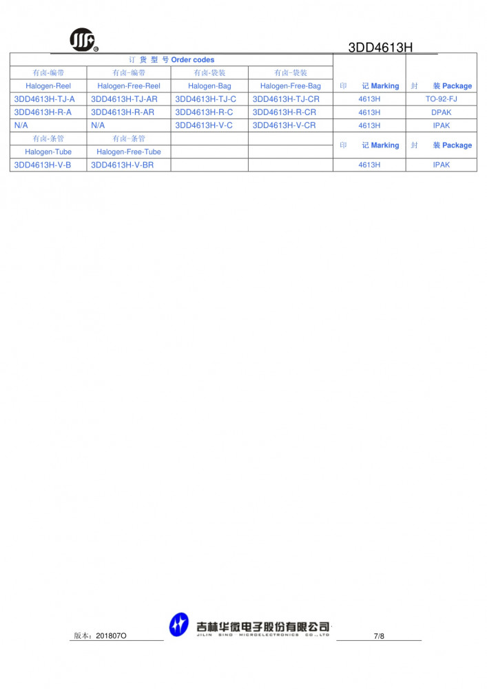 3DD4613H datasheet page 2