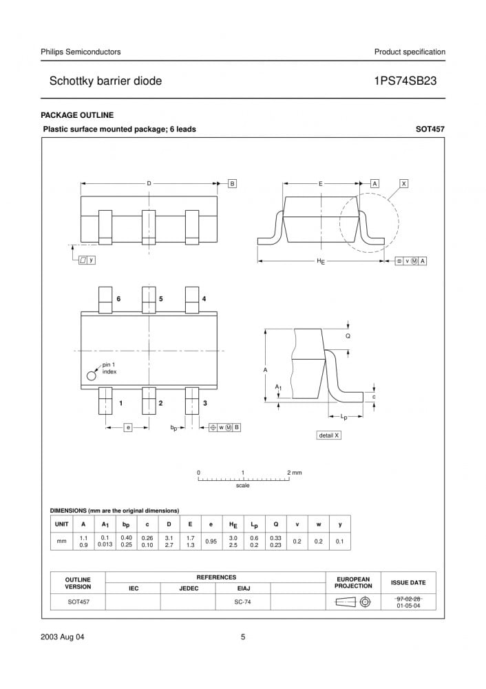 1PS74SB23 datasheet page 6