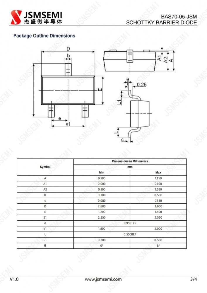 BAS70-05-JSM datasheet page 3