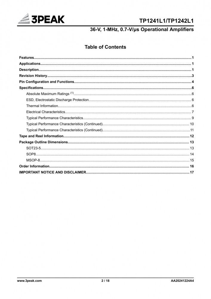 TP1242L1-VR datasheet page 2