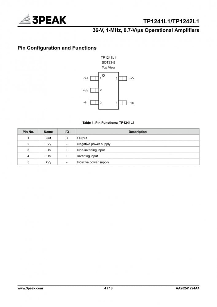 TP1242L1-VR datasheet page 4
