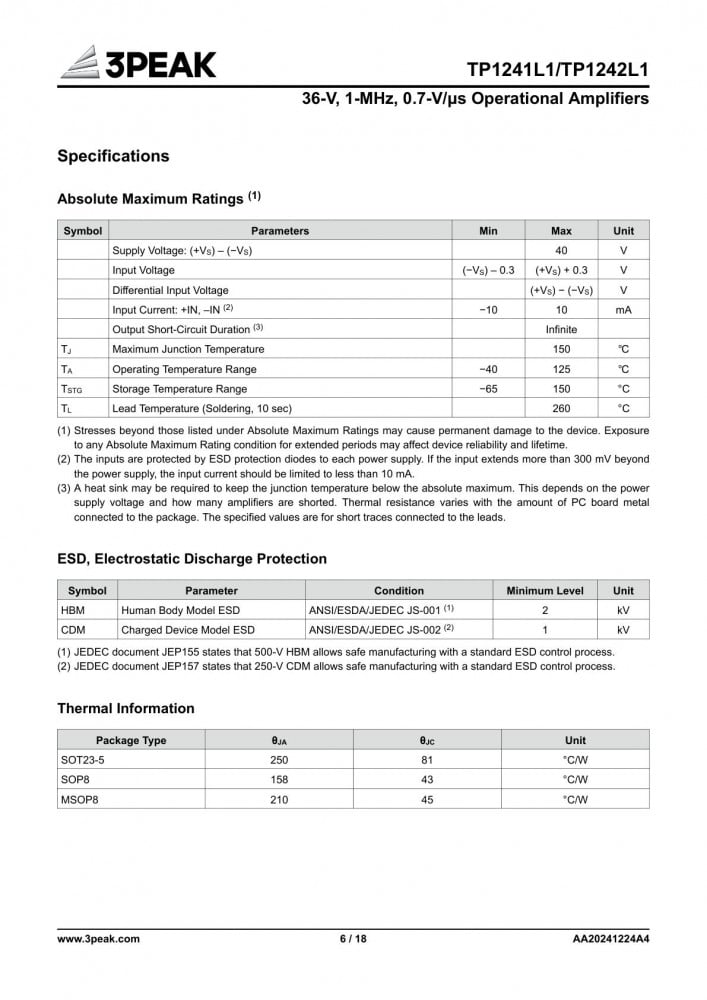 TP1242L1-VR datasheet page 6