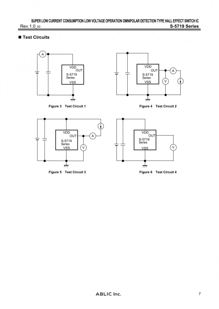 S-5719 datasheet page 7