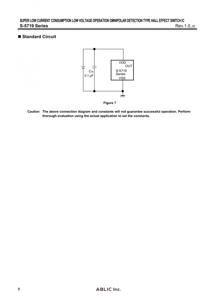 S-5719 datasheet page 8