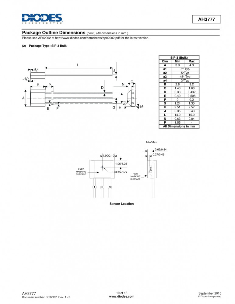 AH3777 datasheet page 10