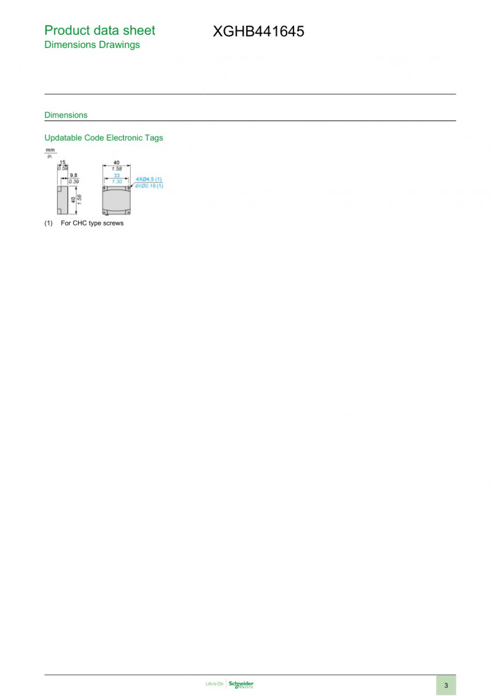 XGHB441645 technical document page 3