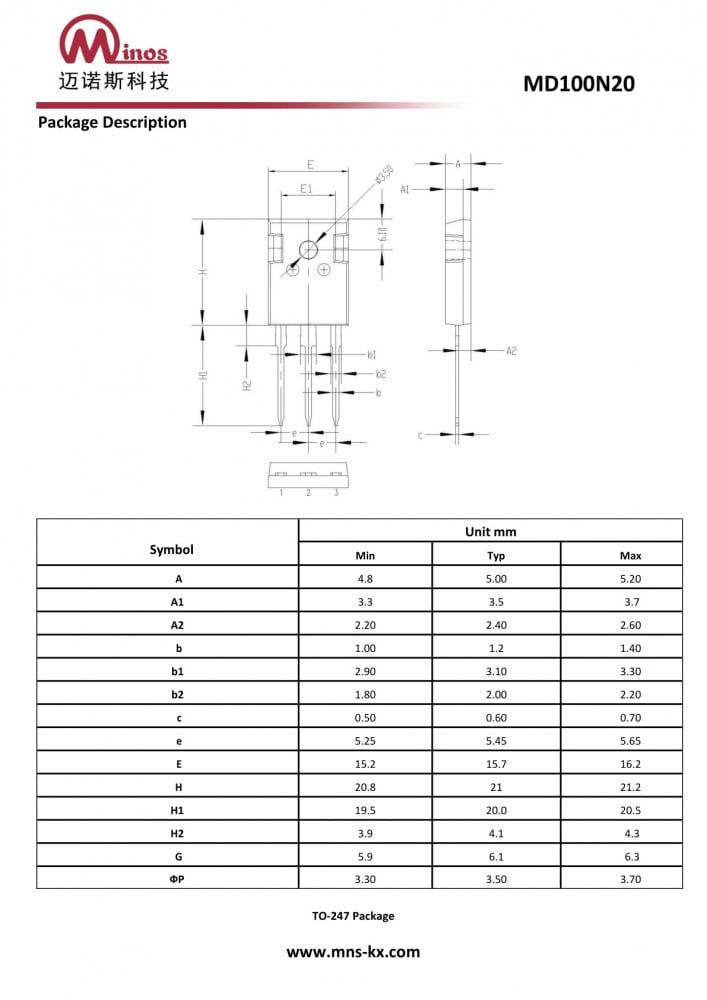 MD100N20 datasheet page 9