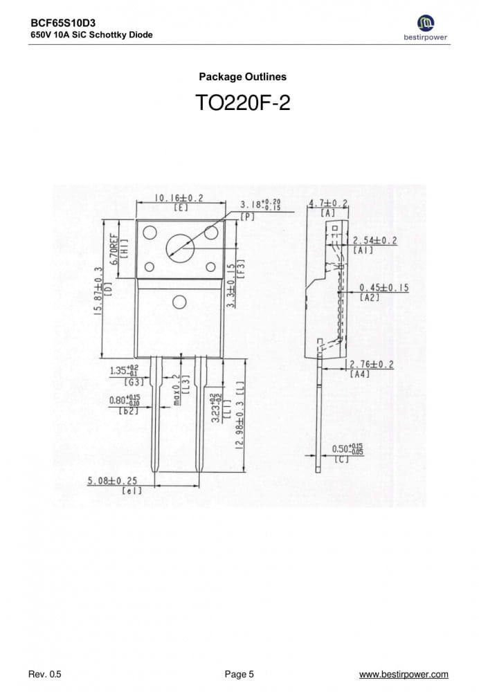 BCF65S10D3 datasheet page 5
