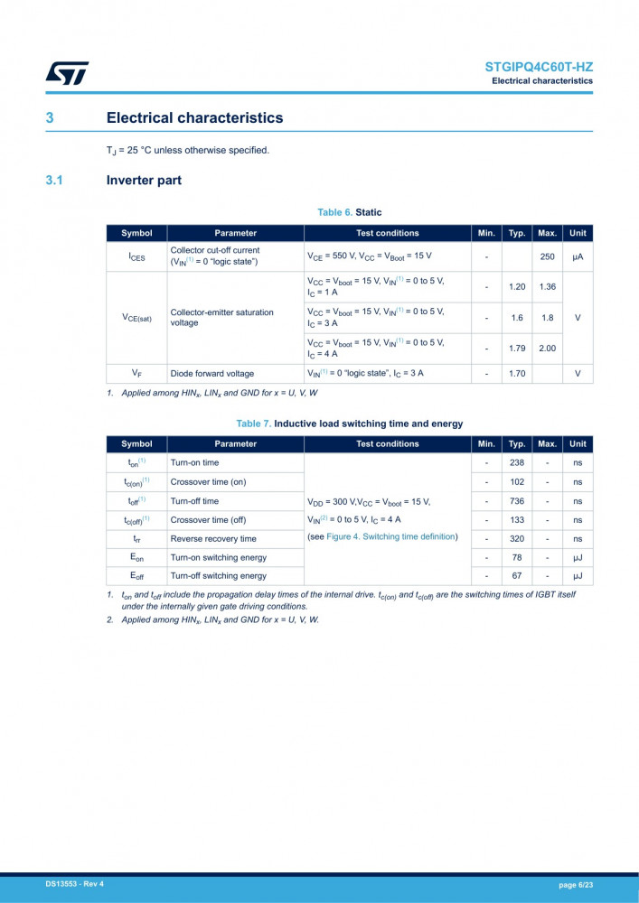 STGIPQ4C60T-HZ datasheet page 6