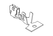 Compact Robot Connector Power Crimp Pin, Lead Free, Chain
