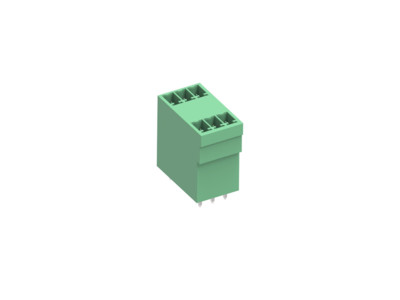 3.81mm Pitch Eurostyle Vertical PCB Header, 2 Rows, 3 Circuits for sale