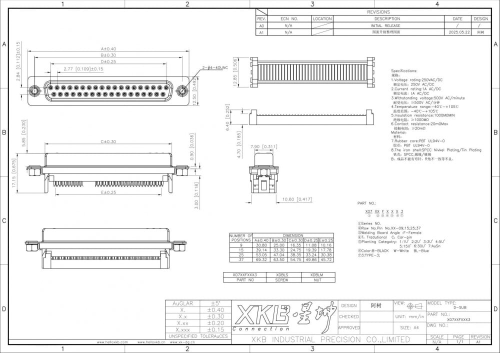 X0709FT7BL3 technical document preview