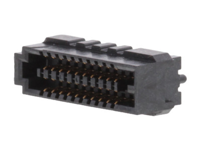 SEARAY Slim Receptacle, 80 Circuits, 8.00mm Unmated Height, 4 Rows, with  Pegs, Solder Charge Lead-Free