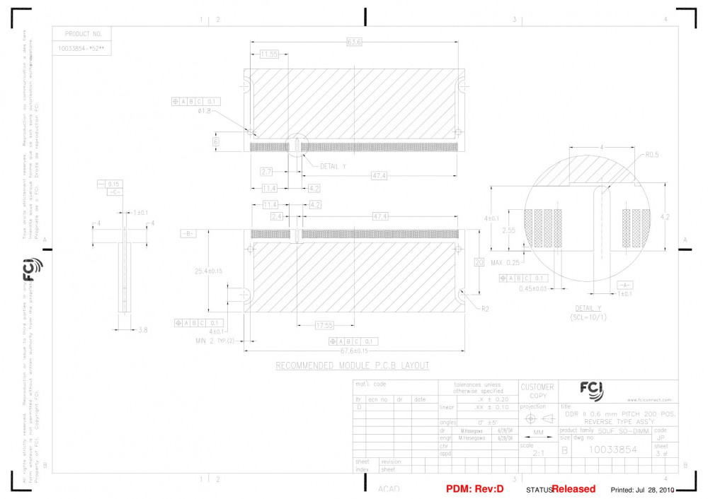 Amphenol 10033854 drawing page 3
