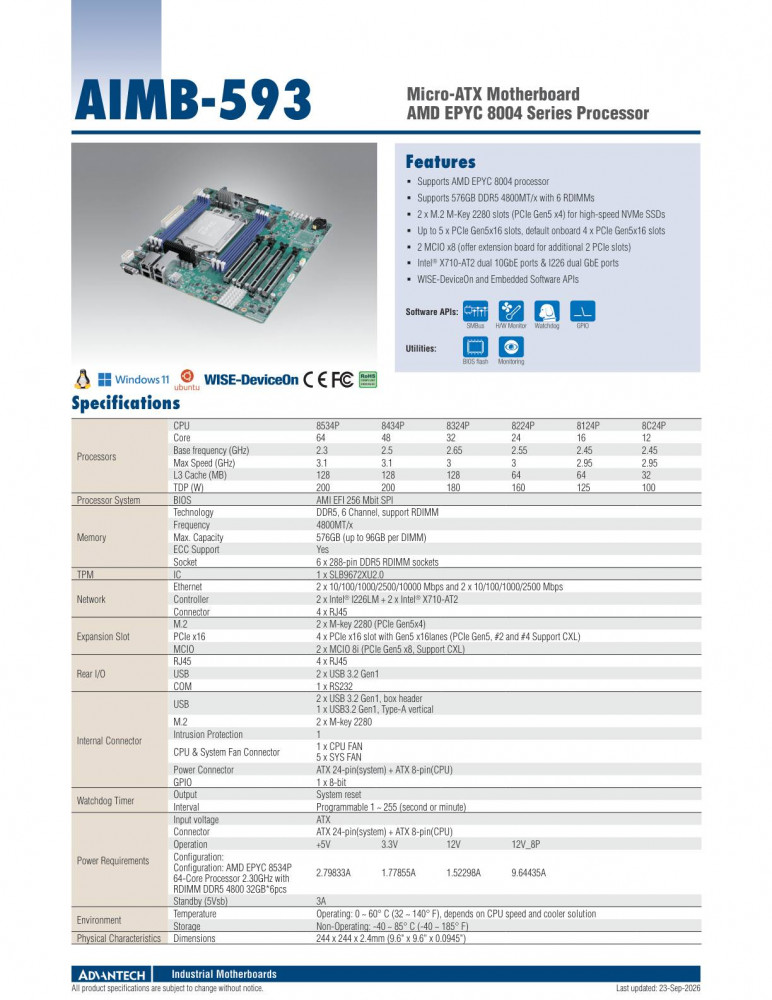 AIMB-593 technical document page 1