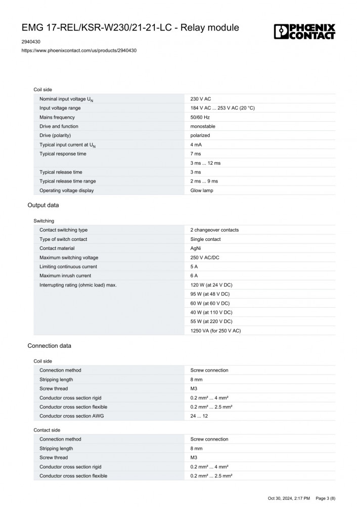Phoenix Contact 2940430 document page 3