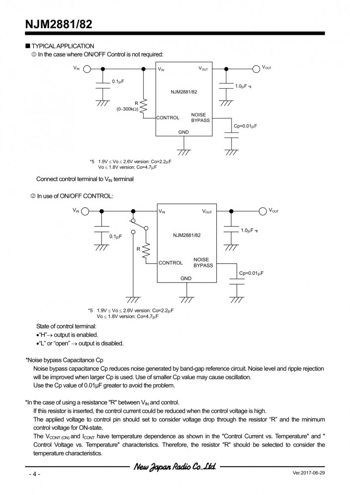 NJM2881 datasheet page 4