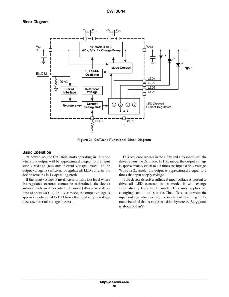 CAT3644 technical document page 10