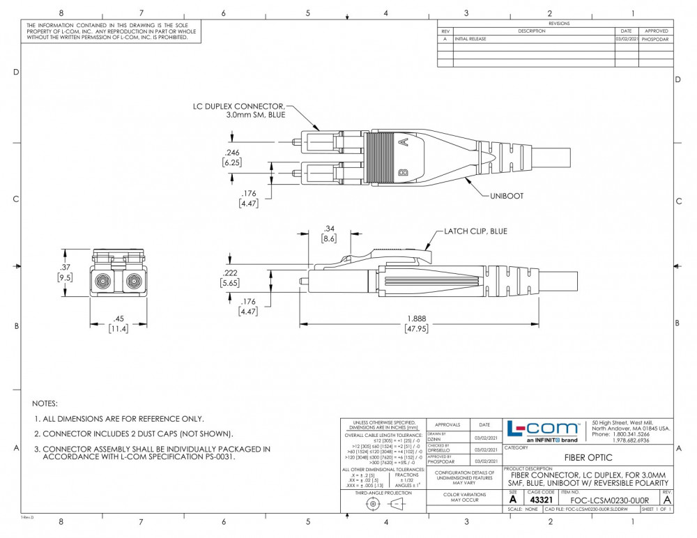 FOC-LCSM0230-0U0R technical document page