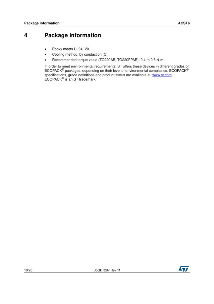 ACST610-8T datasheet page 10