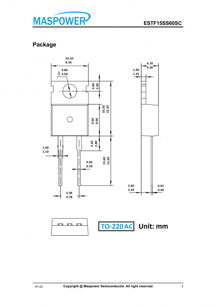 ESTF15SS60SC document page 3