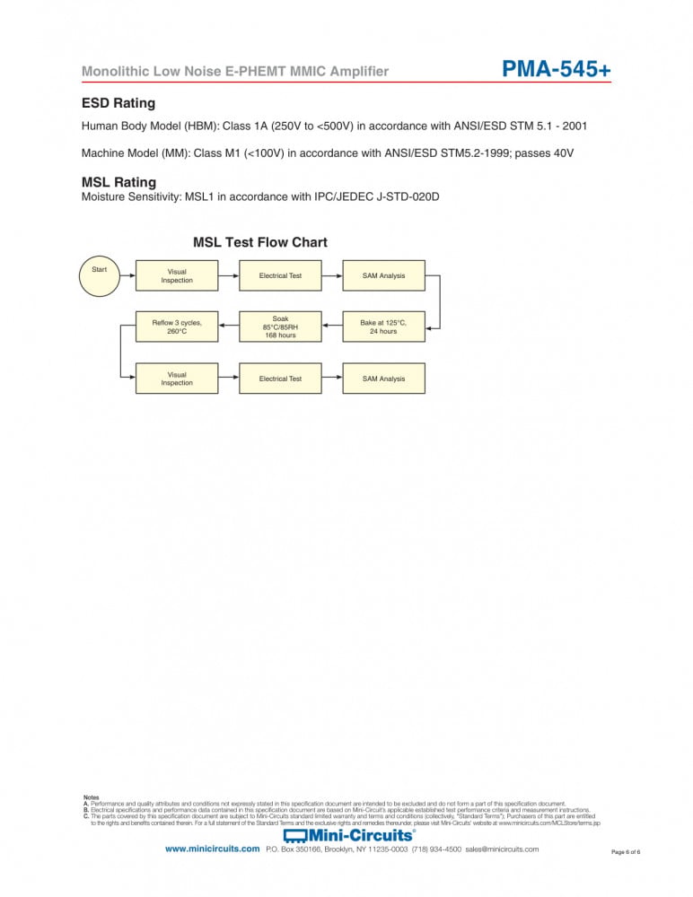 PMA-545+ datasheet page 6