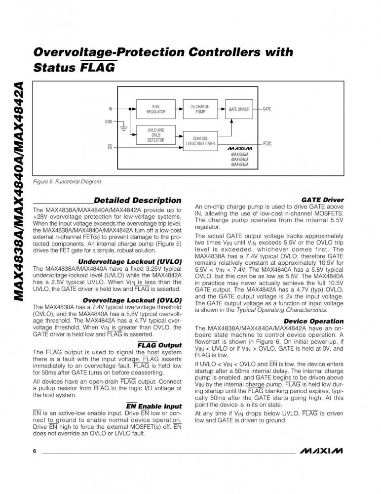MAX4840A datasheet page 6