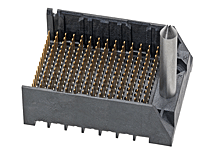 Impact 100 Ohm 5 Pair Vertical Backplane Header, Right Guided, Open Endwall, 12 Columns, 180 Circuits, Pin Length 4.90mm, Plated Through Hole Dimension 0.39mm, Lead-Free